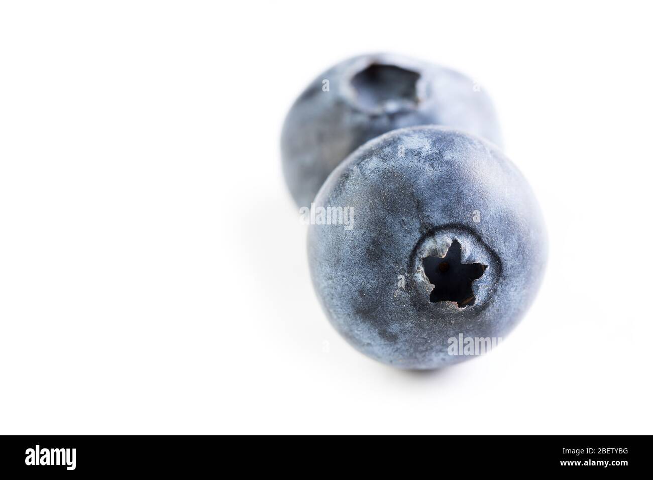 Beautiful fresh large blueberry was photographed in the studio Stock ...
