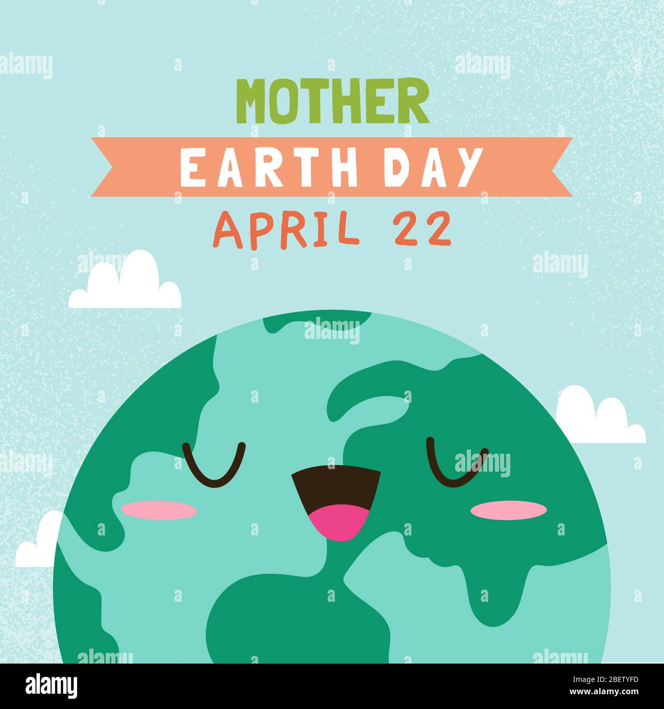 Happy mother earth day card Stock Vector Image & Art - Alamy