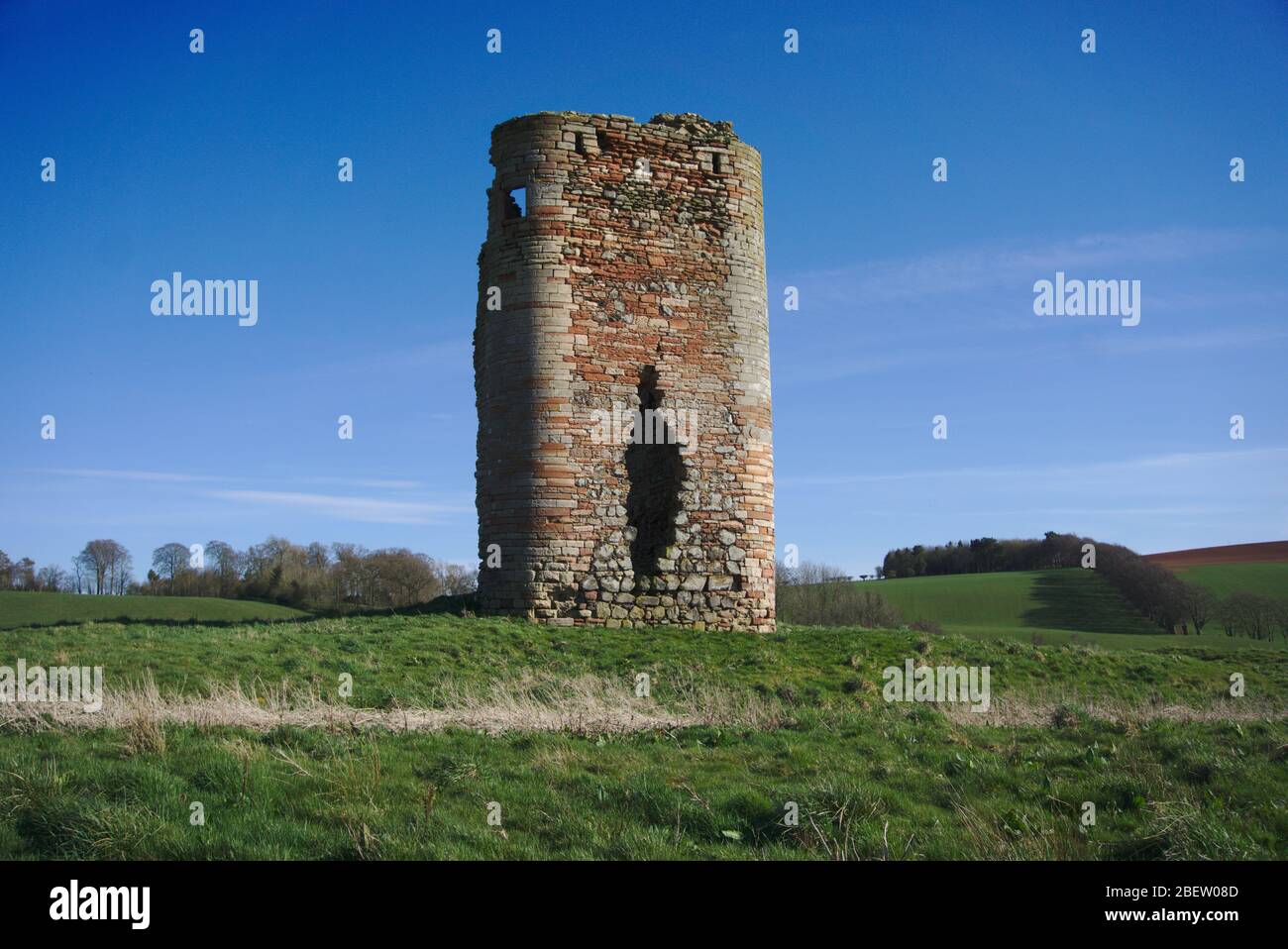Ruin of the 16th century Corsbie Tower (or Castle), a Scheduled ...
