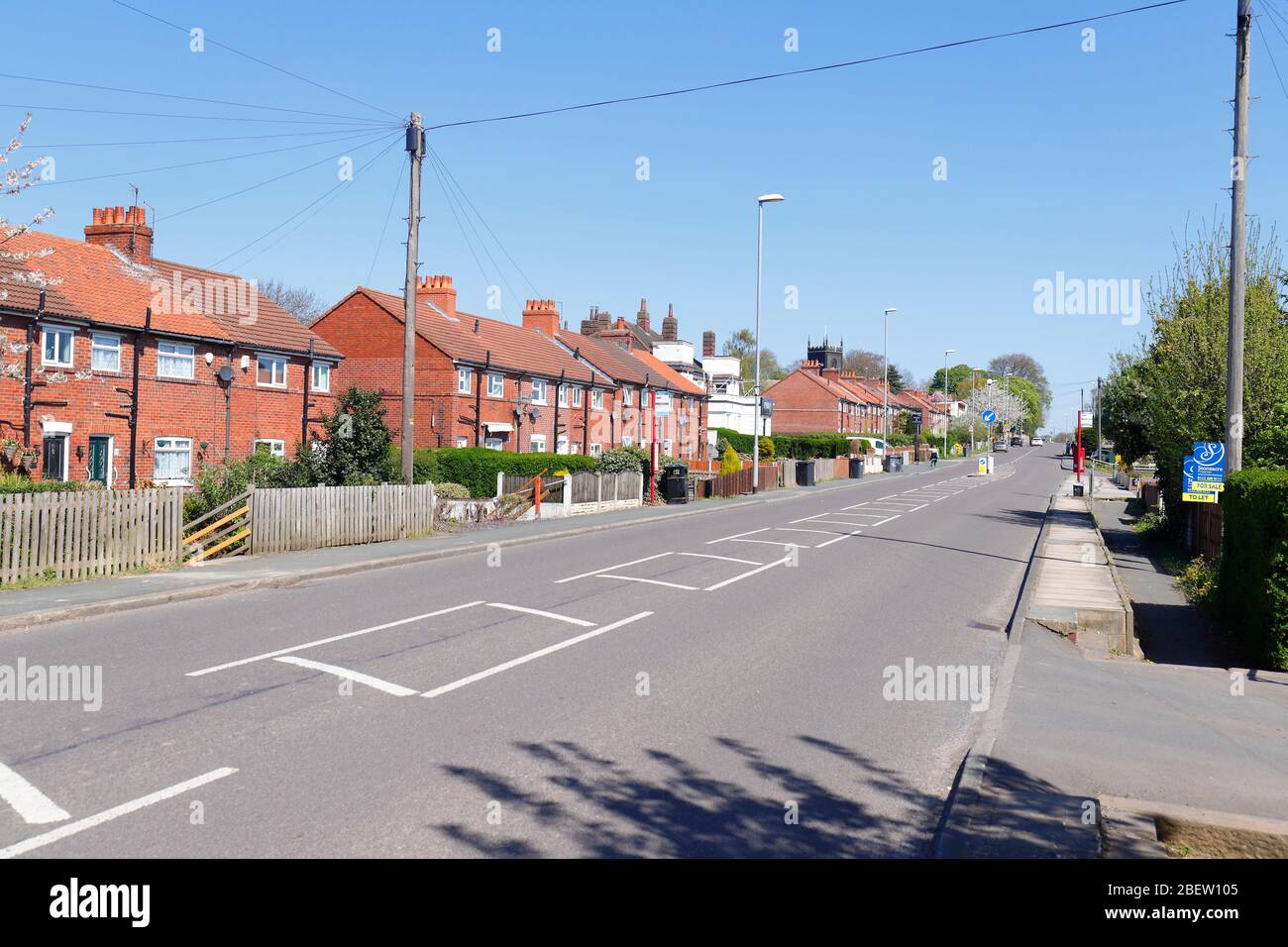 Wakefield Road where it meets Swillington Lane in Swillington,Leeds ...