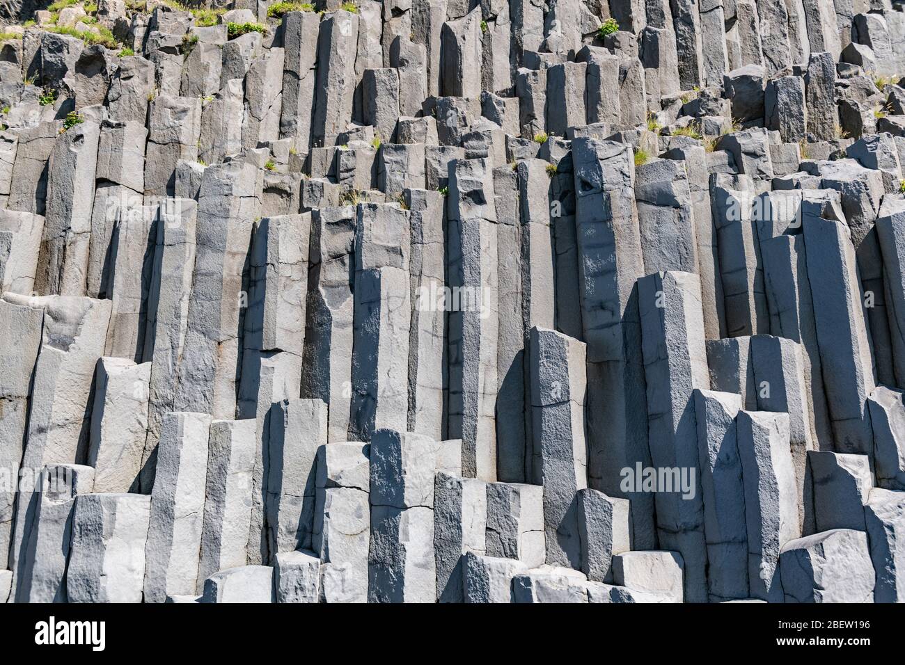 Basalt Columns close-up shot in Vik, Iceland Stock Photo - Alamy