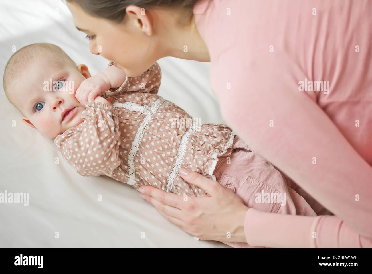 Mom with a baby Stock Photo - Alamy