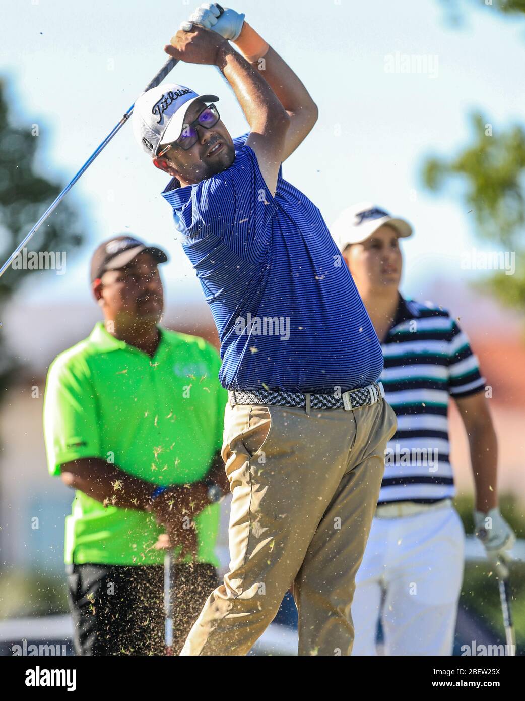 Golfers at the Los Lagos Summer Golf Tournament in Hermosillo, Sonora ...