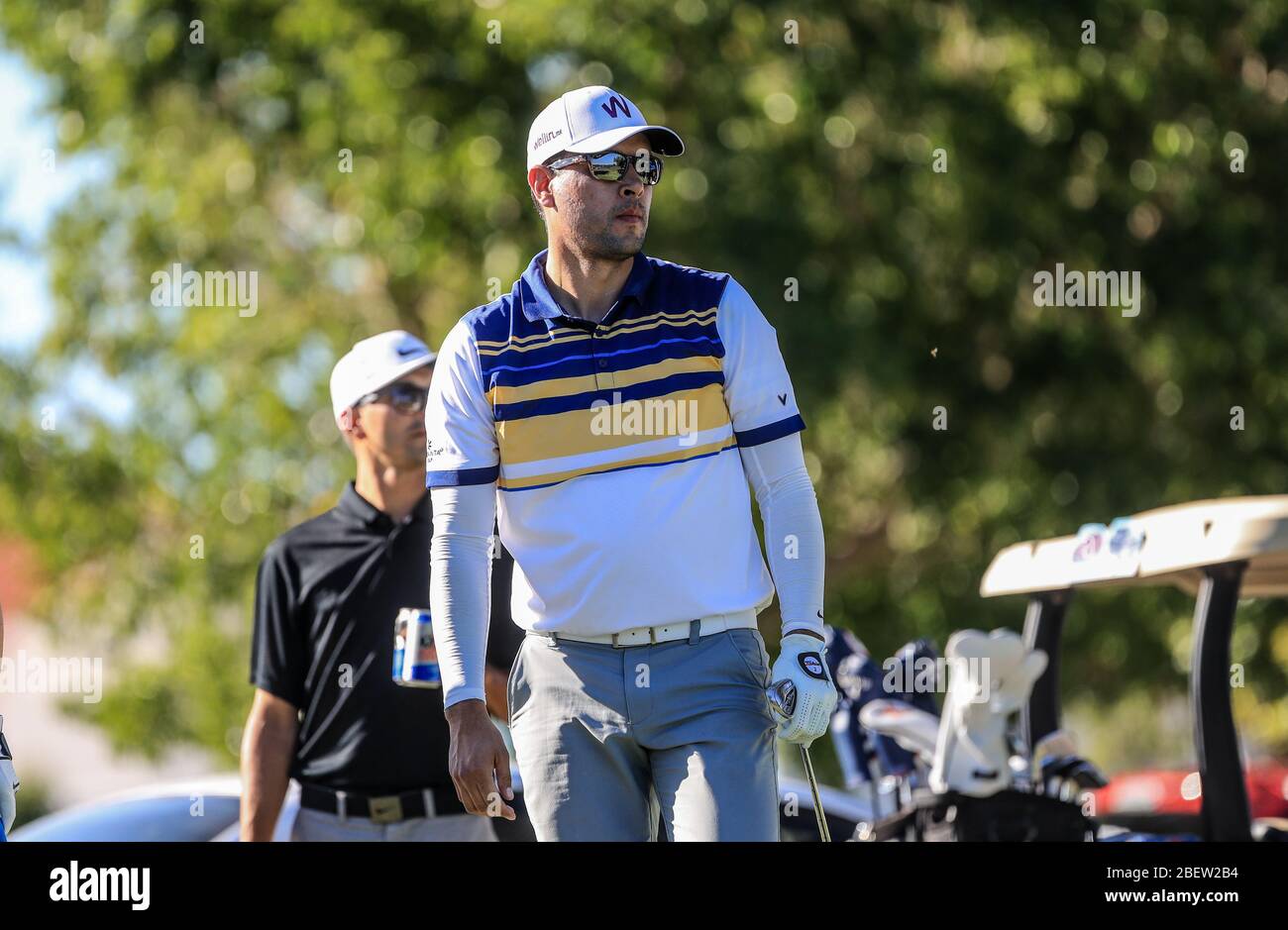 Golfers at the Los Lagos Summer Golf Tournament in Hermosillo, Sonora ...