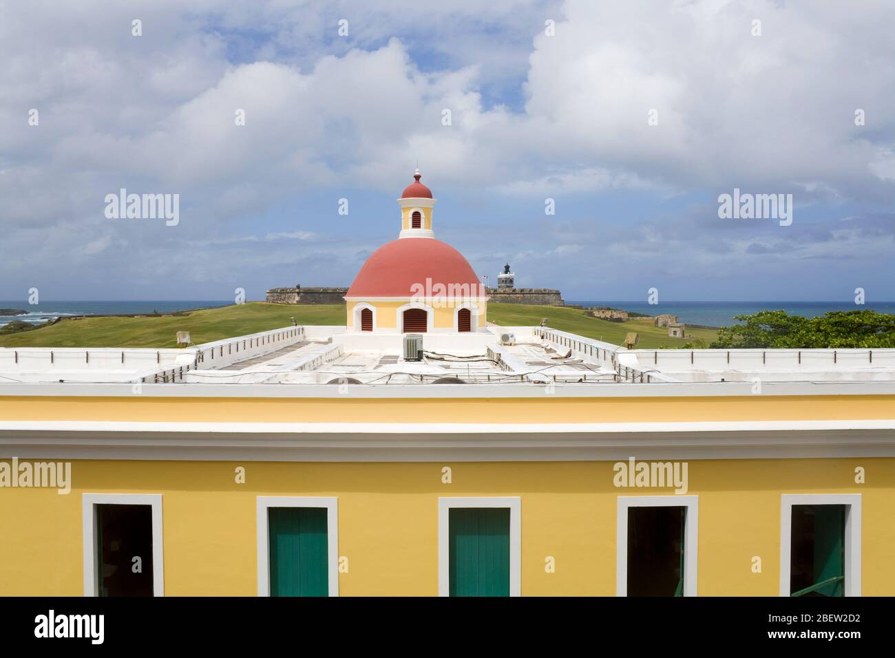 Colonial architecture in Old San Juan, Puerto Rico Island, United ...