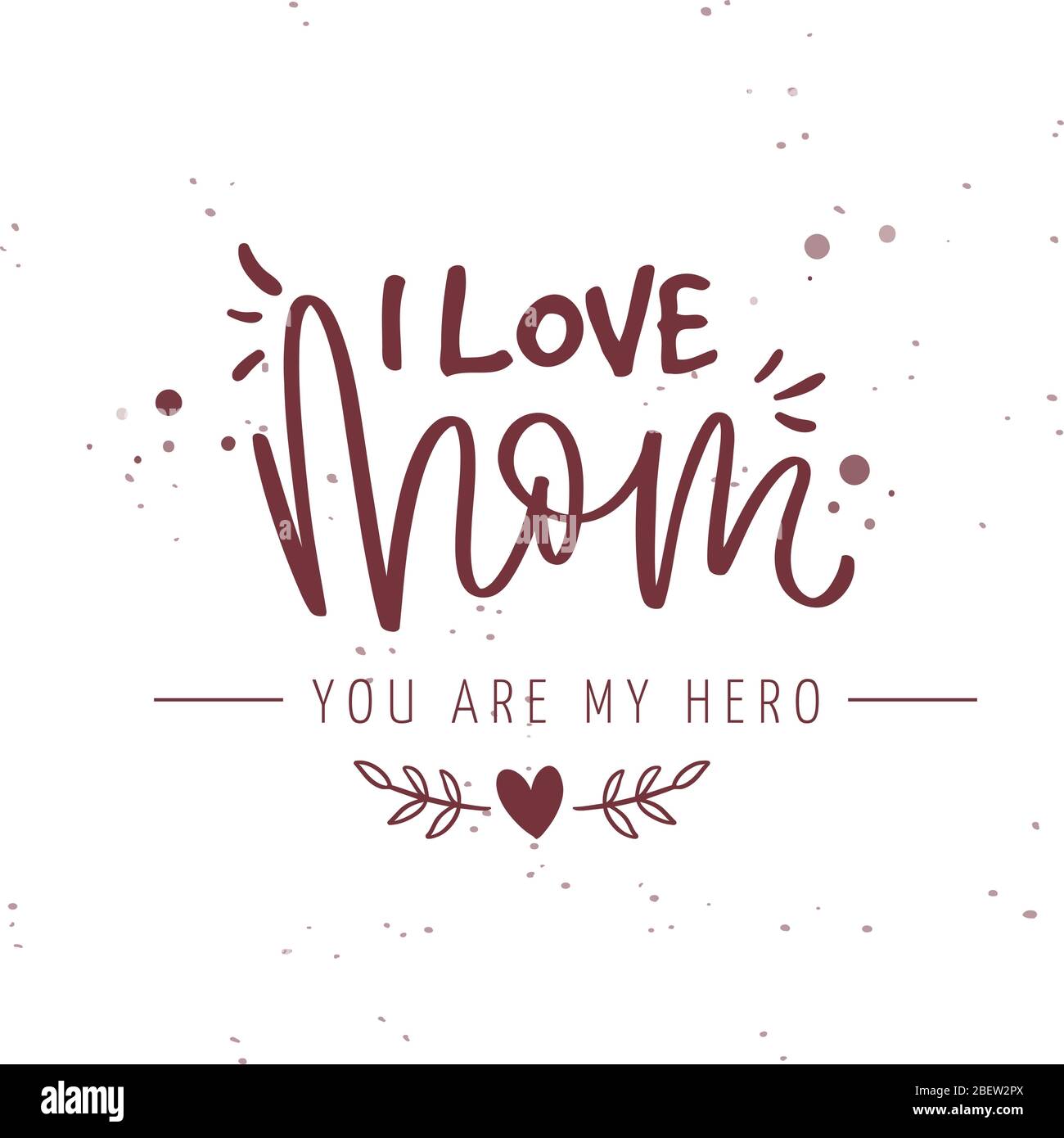 Poster for mom with text Stock Vector Image & Art - Alamy