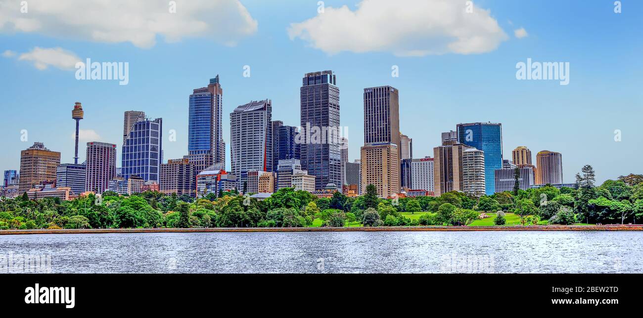 Sydney Central Business District New South Wales Australia Stock