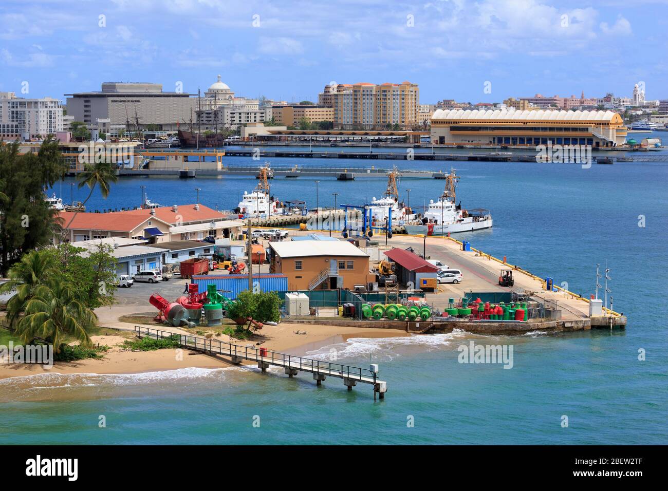 Coast Guard Station in Old San Juan,Puerto Rico,Caribbean Stock Photo - Alamy