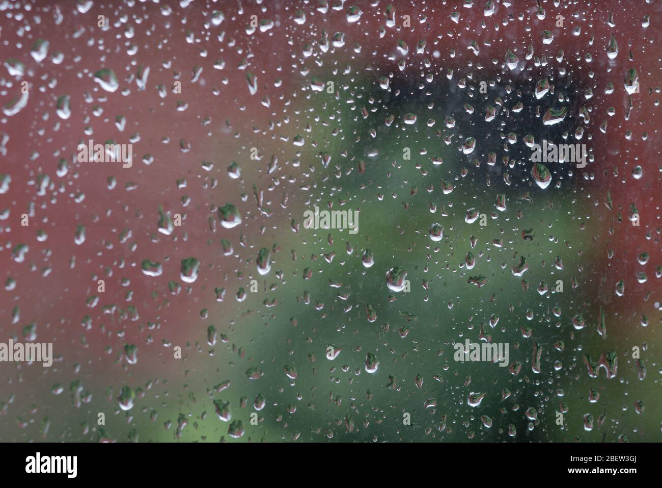 Showing blurred objects in the background,a back yard, after a typical ...