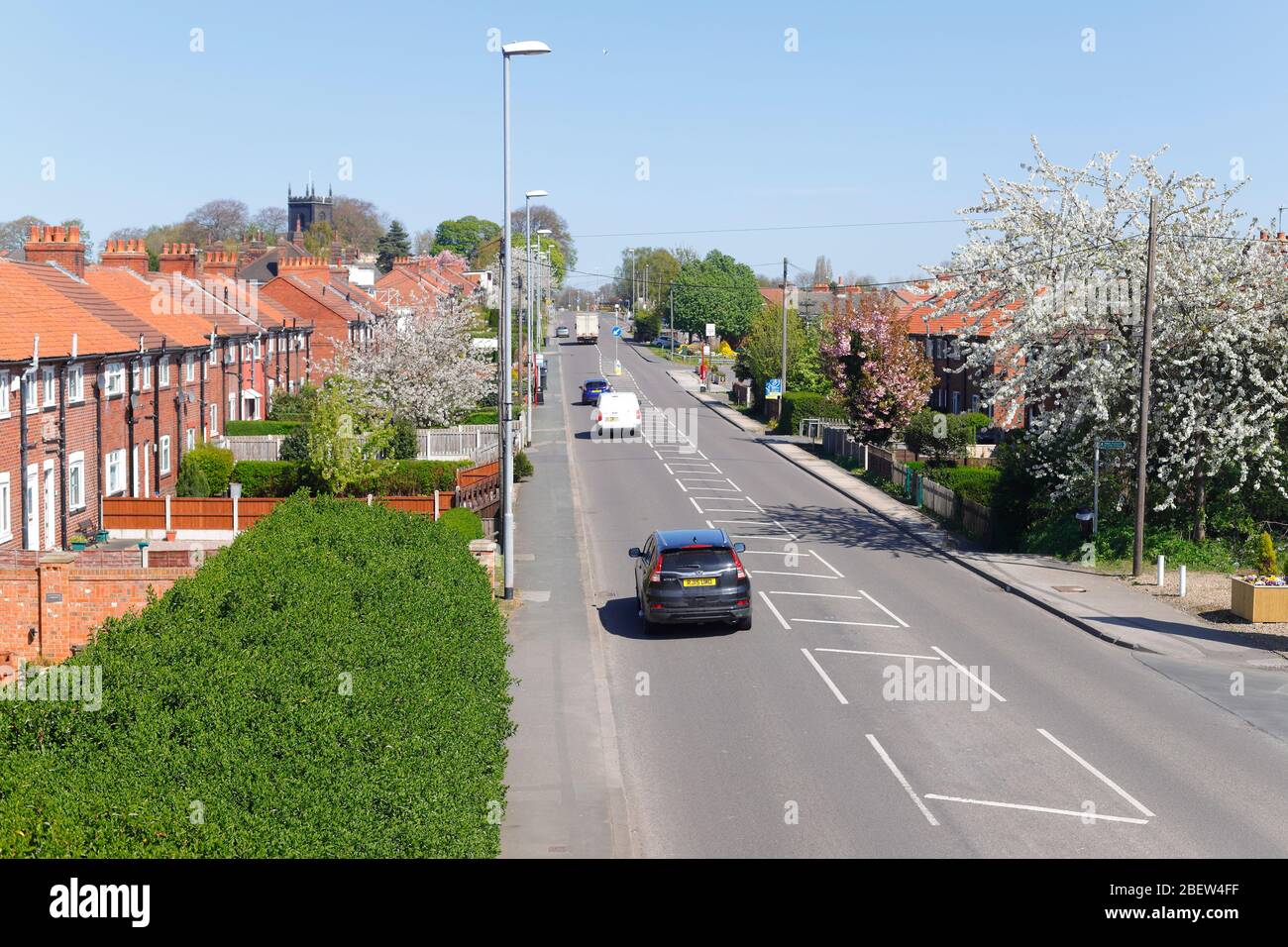 Wakefield Road in Swillington,Leeds Stock Photo - Alamy