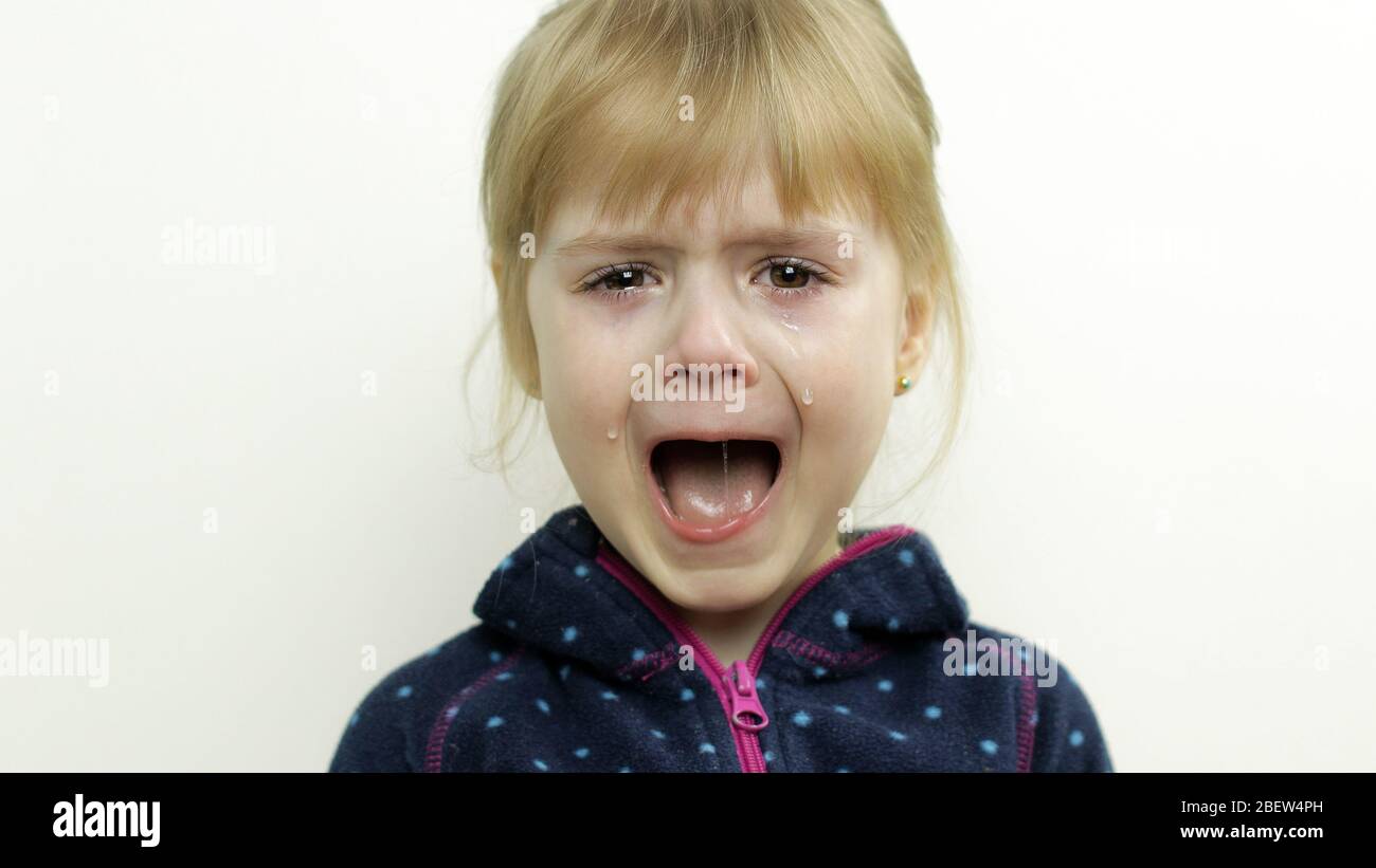 Tears crying girl emotions sadness hi-res stock photography and images - Alamy