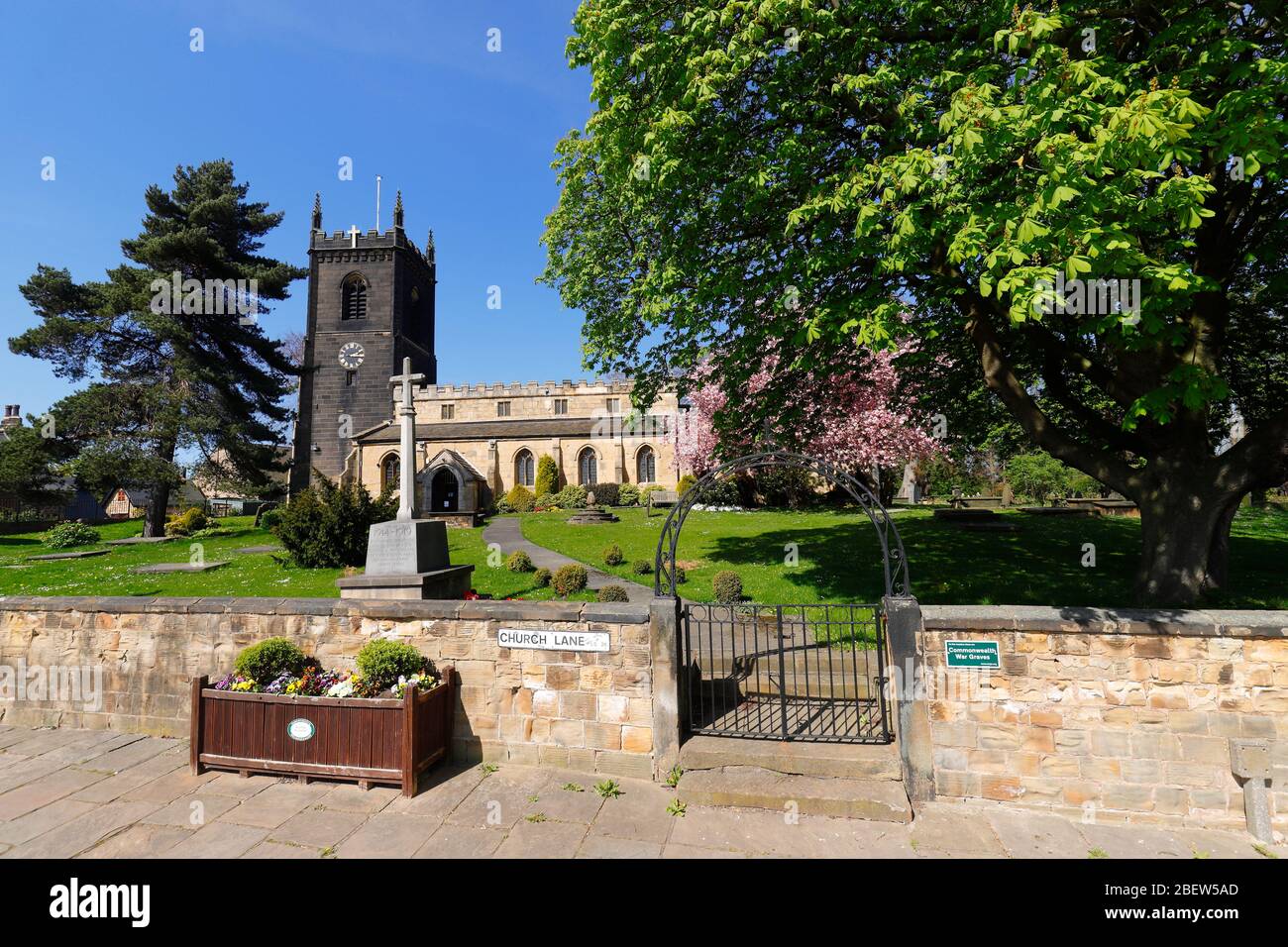 St Marys Church in Swillington,Leeds Stock Photo - Alamy