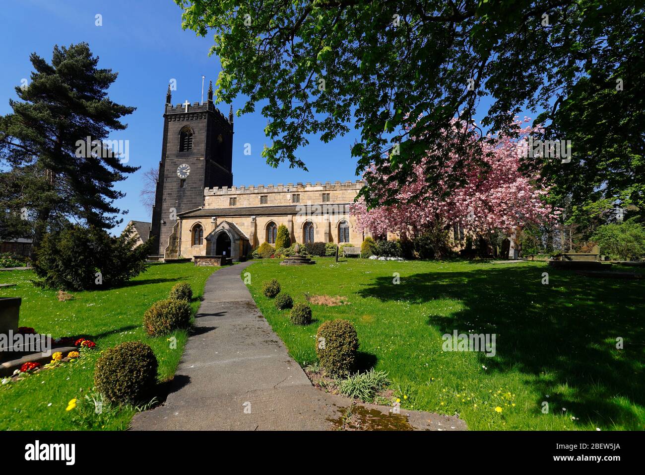 St Marys Church in Swillington,Leeds Stock Photo - Alamy
