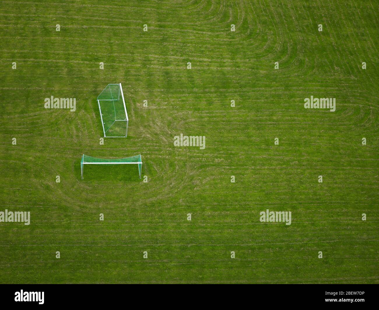 Empty football field hi-res stock photography and images - Alamy