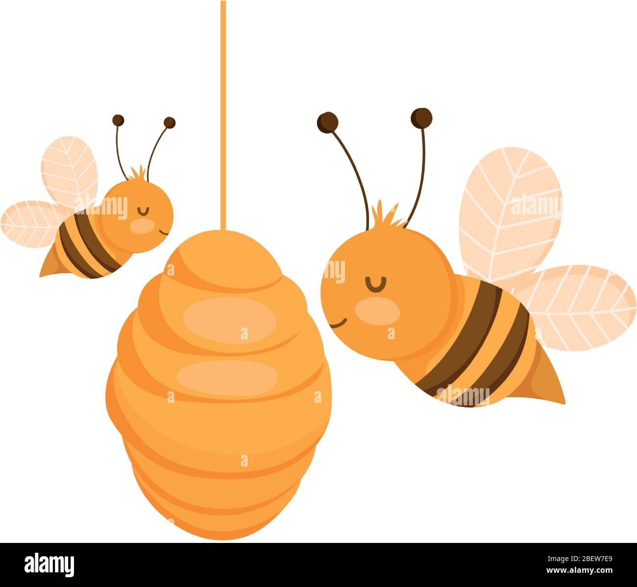 Bees Nest Cartoon
