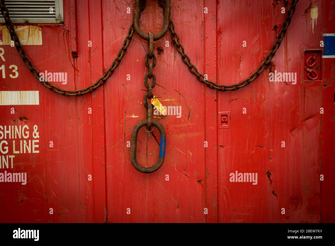 STAVANGER NORWAY OIL RIG CHAINS Stock Photo - Alamy