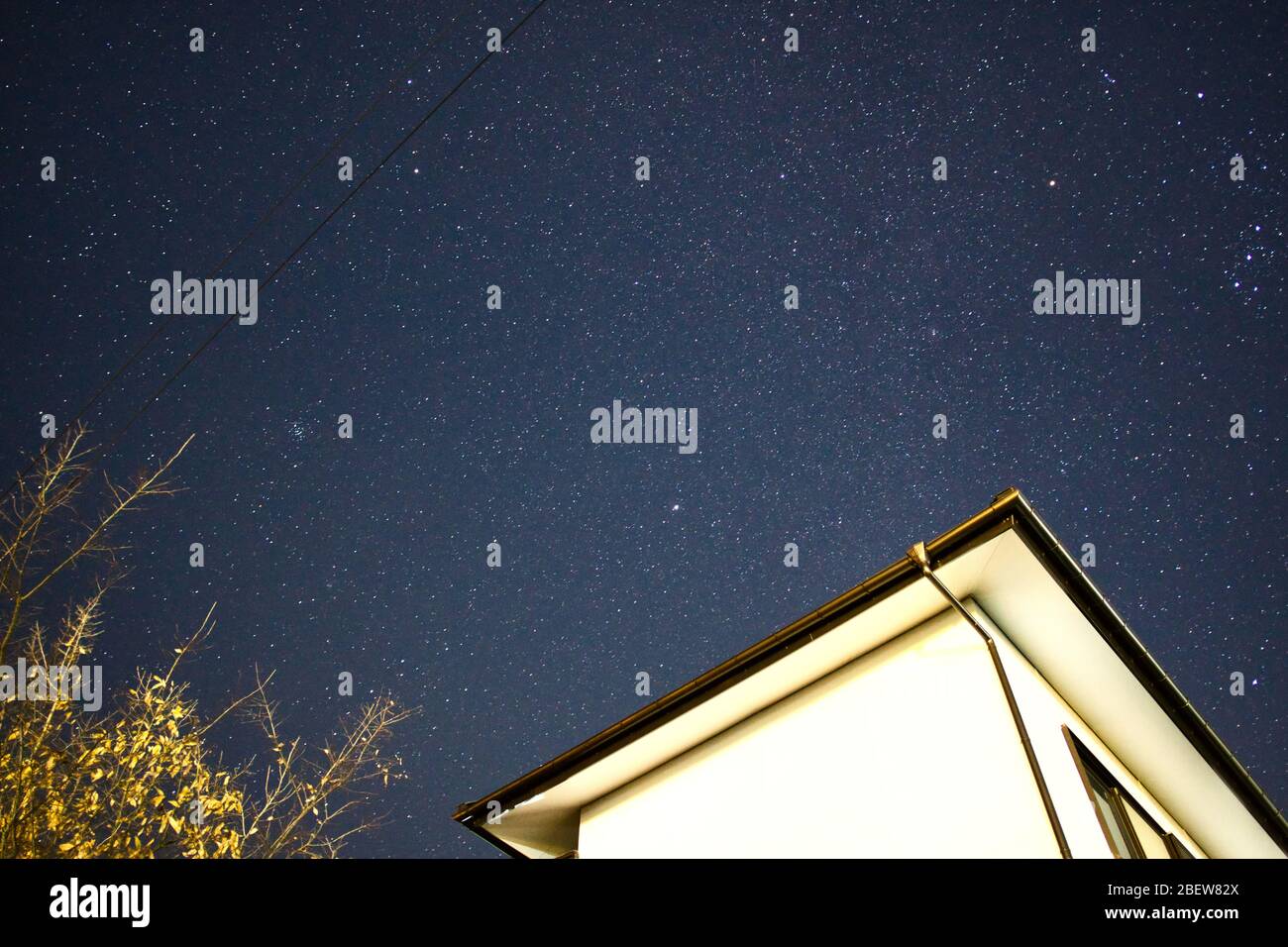 Starry night at our homestay in Matsumoto, Japan. Outdoor casual ...