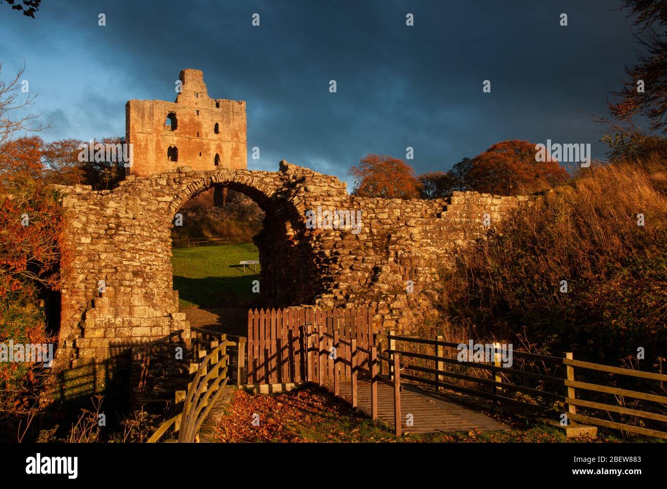 Norham Castle one of the most important of the Border castles was built ...