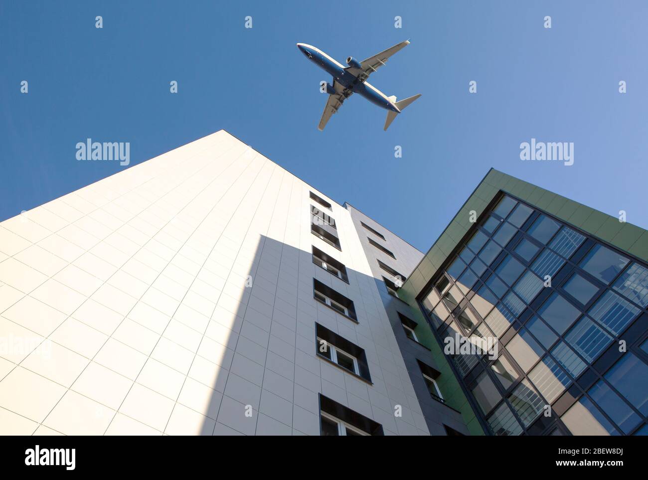 Hong kong buildings plane hi-res stock photography and images - Alamy