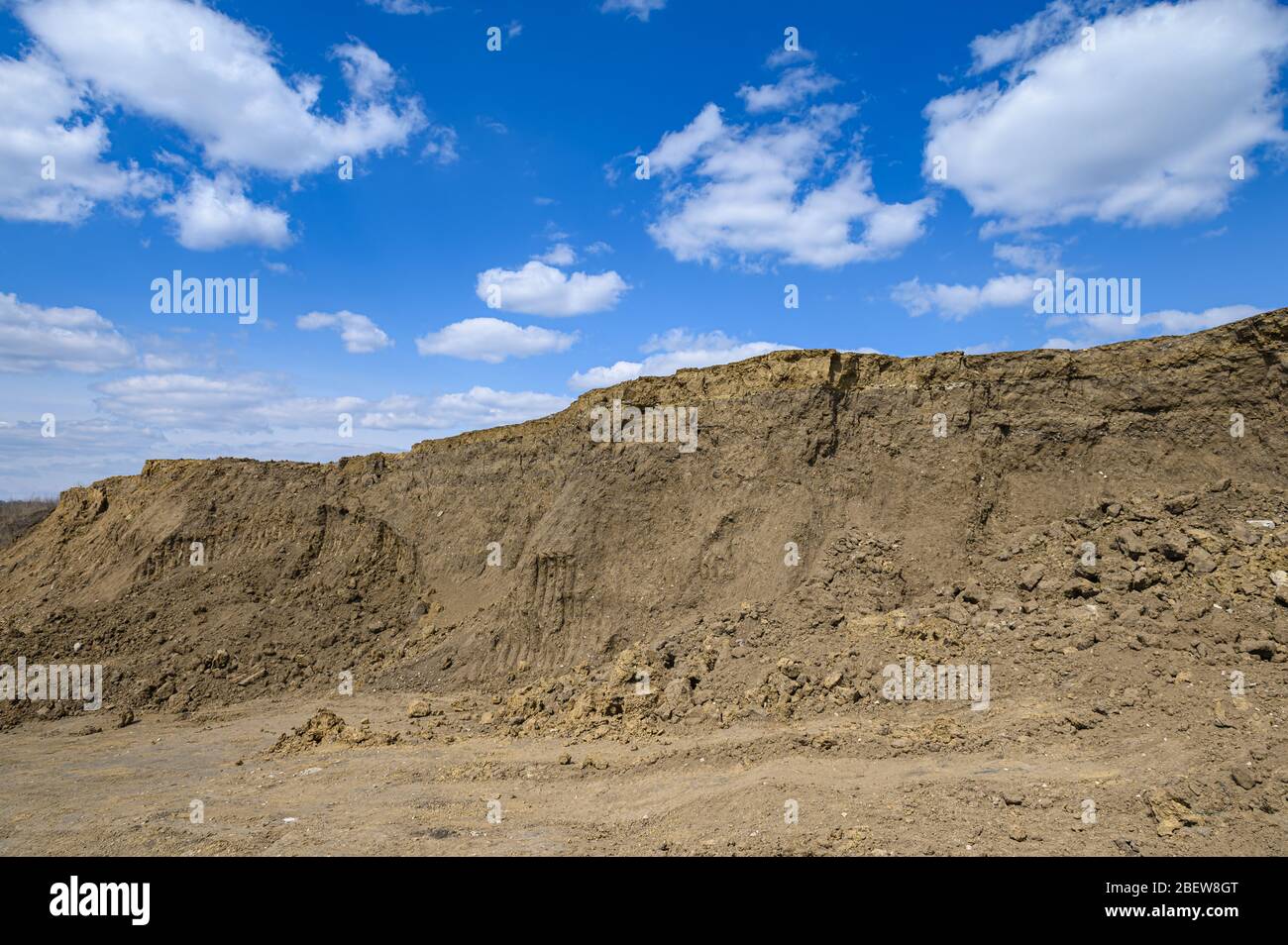 developed sand or clay pit Stock Photo - Alamy
