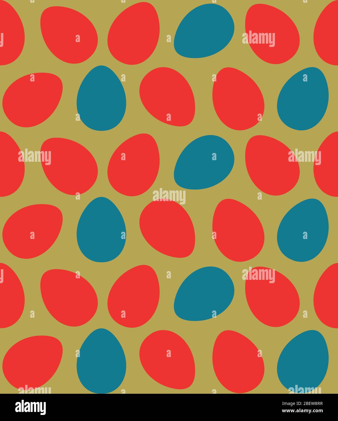 Easter colorful painted eggs seamless art pattern Stock Vector Image ...