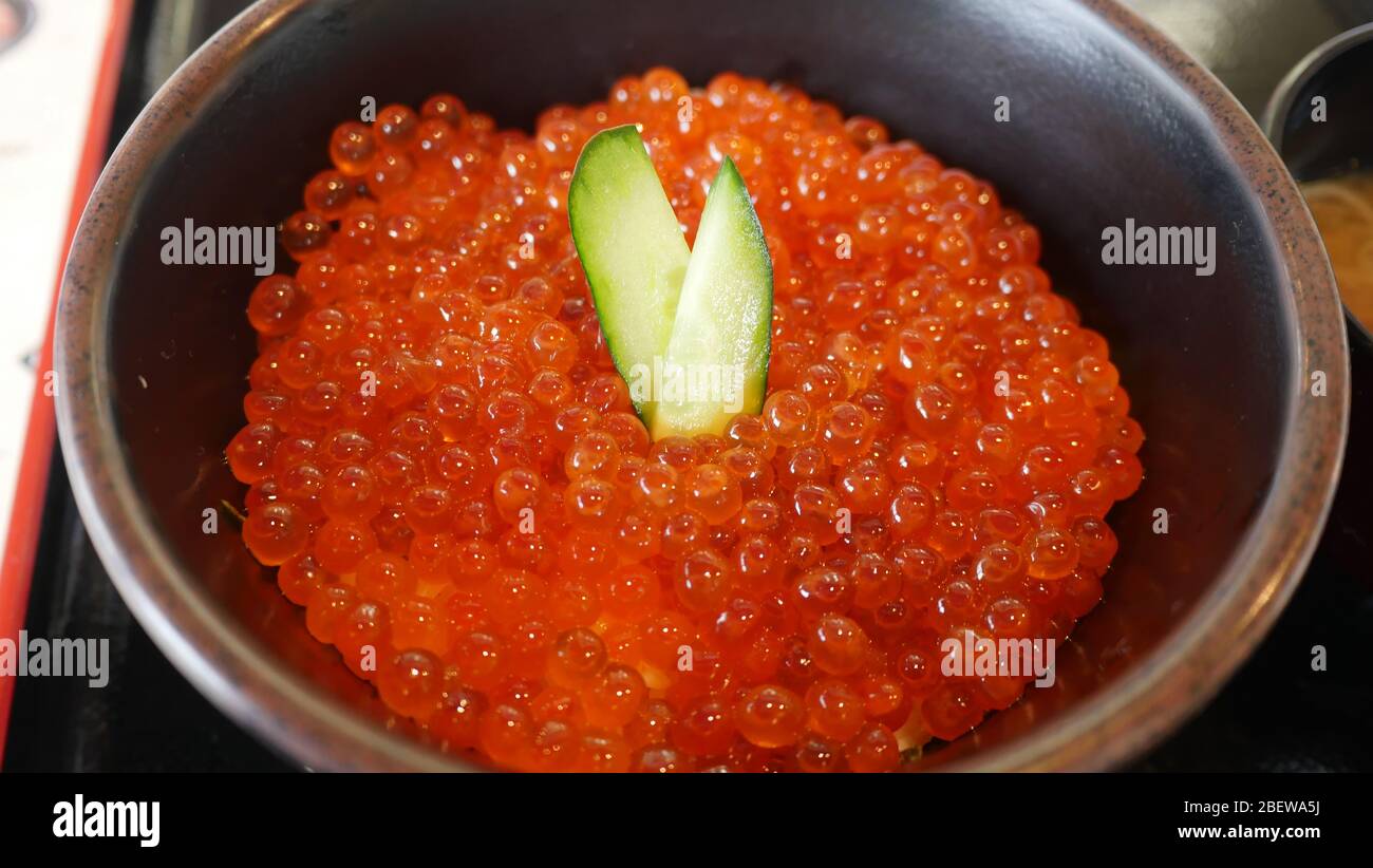 Different variety of fish roe dishes and cuisine Stock Photo - Alamy