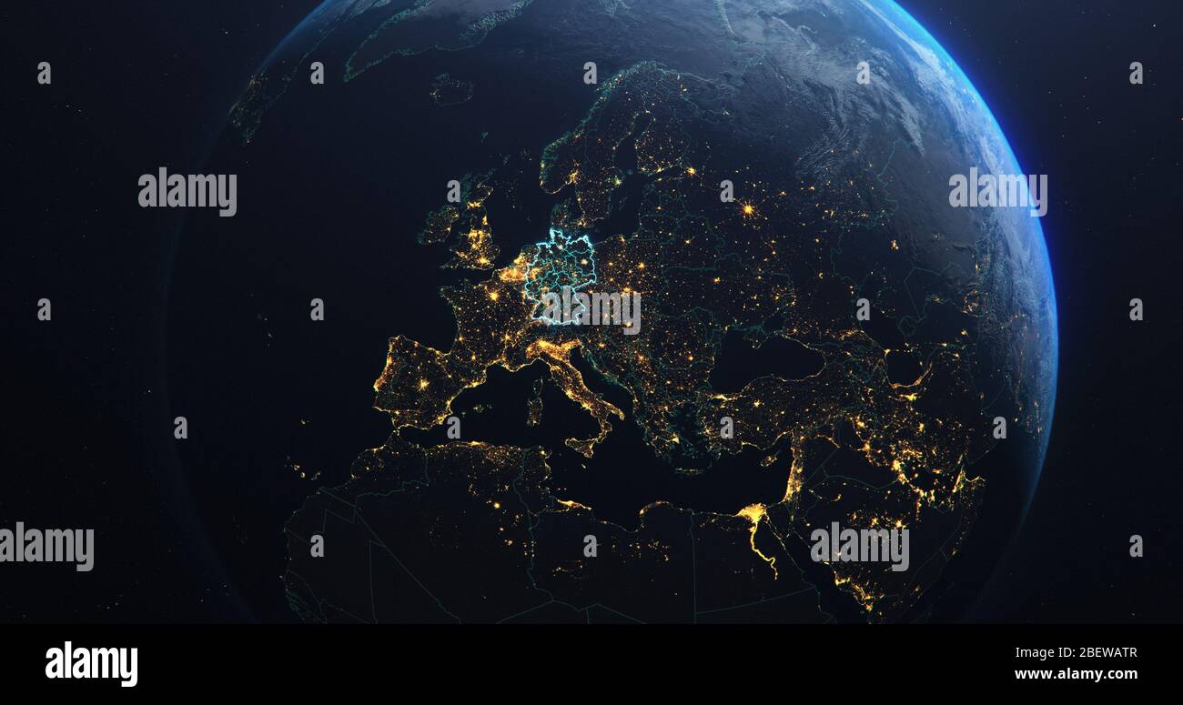 Germany Outline Map High Resolution Stock Photography and Images - Alamy