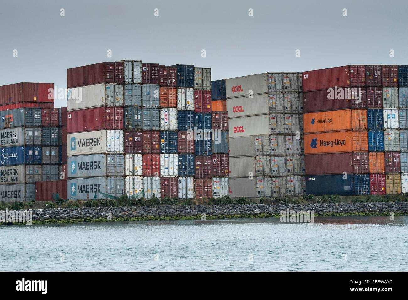 Intermodal freight stacked hi-res stock photography and images - Alamy