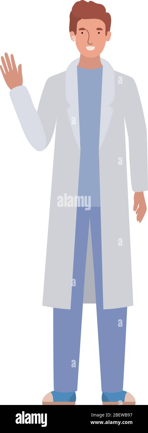 Man doctor with uniform vector design Stock Vector Image & Art - Alamy