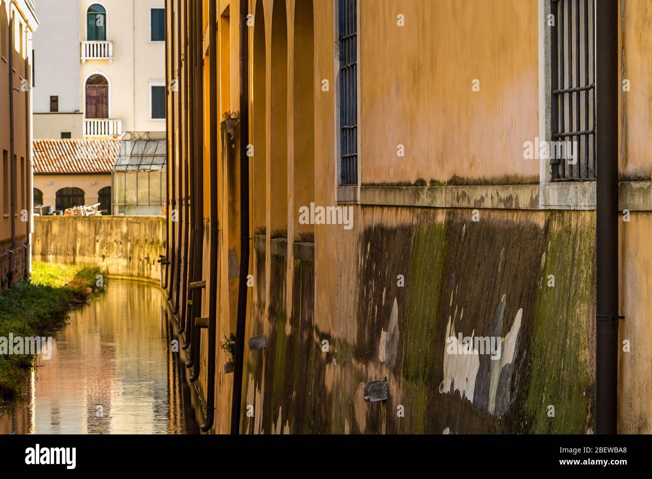 water flowing in channel of the historical center Stock Photo - Alamy