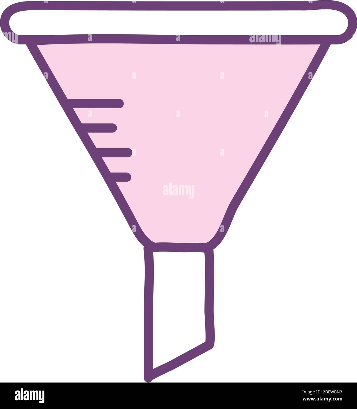 Science funnel line style icon vector design Stock Vector Image & Art ...