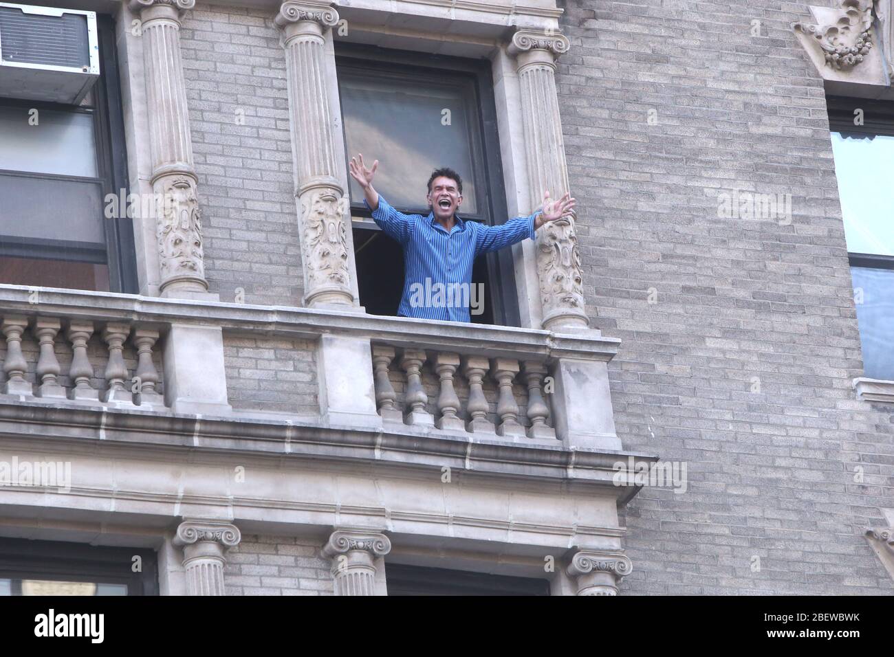 New York, NY, USA. 15th Apr, 2020. Tony Award Winner Brian Stokes Mitchell sings The Impossible ...