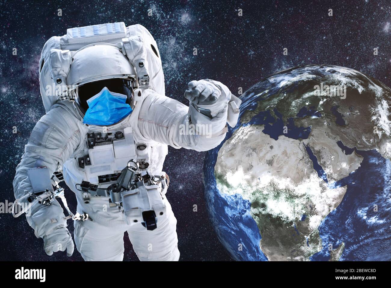 Earth wear mask hi-res stock photography and images - Alamy