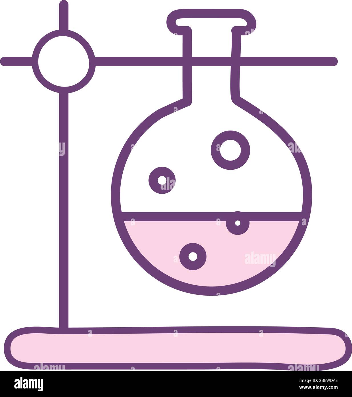 Science flask line style icon vector design Stock Vector Image & Art ...