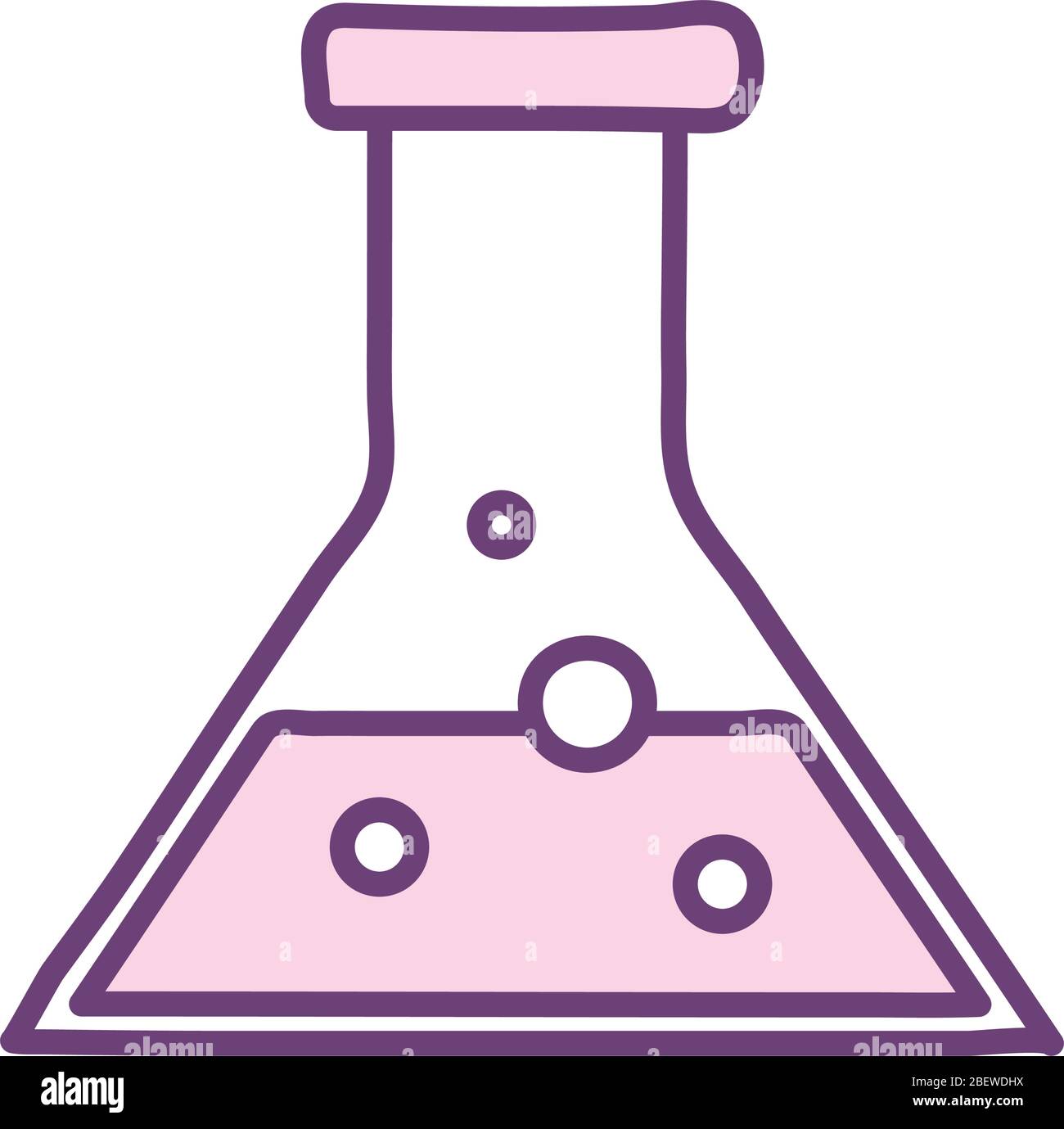 Science flask line style icon vector design Stock Vector Image & Art ...