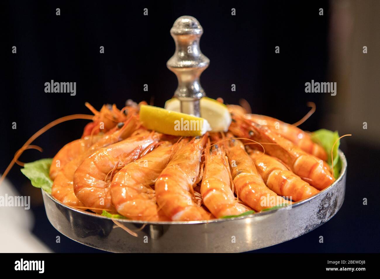 delicious prawn and shrimp cuisine and dishes Stock Photo - Alamy
