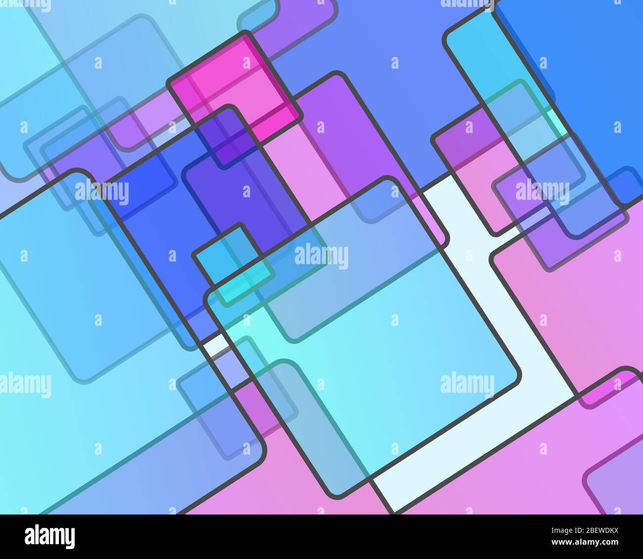 An abstract design square shaped wallpaper in multiple colors with ...