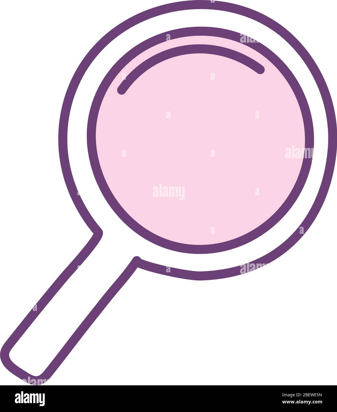 Isolated lupe line style icon vector design Stock Vector Image & Art ...