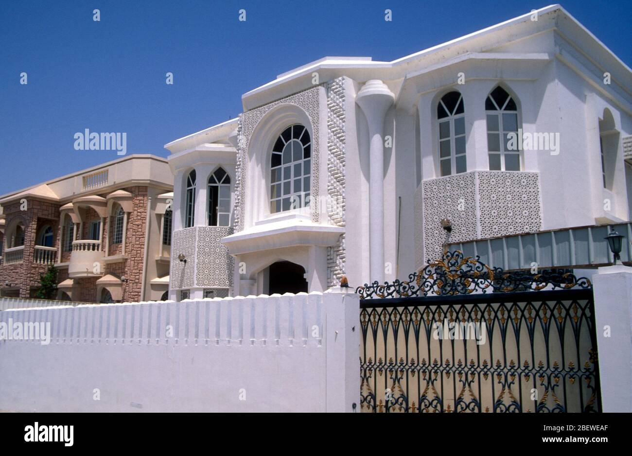 Modern villas, Sultanate of Oman Stock Photo - Alamy