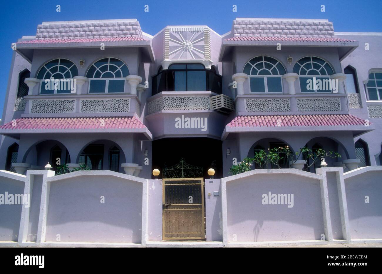 Modern architecture, house in Muscat, Oman Stock Photo - Alamy