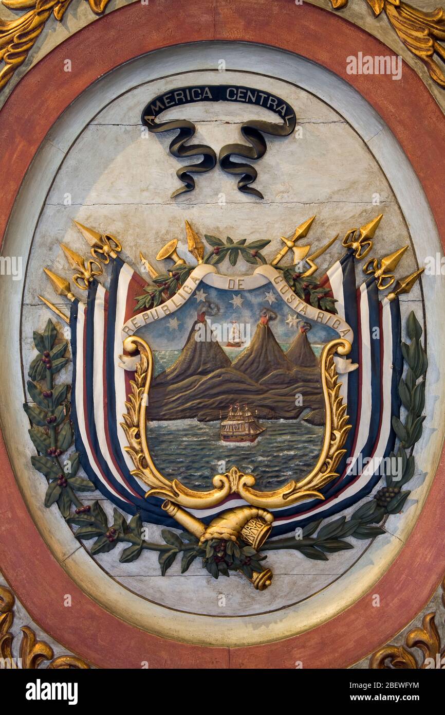 Costa Rican National Crest, National Museum in San Jose, Costa Rica ...