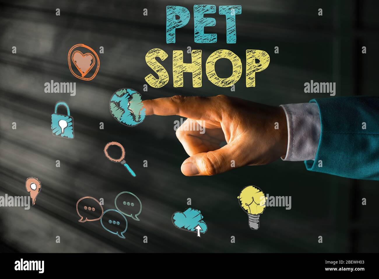 Word writing text Pet Shop. Business photo showcasing Retail business ...