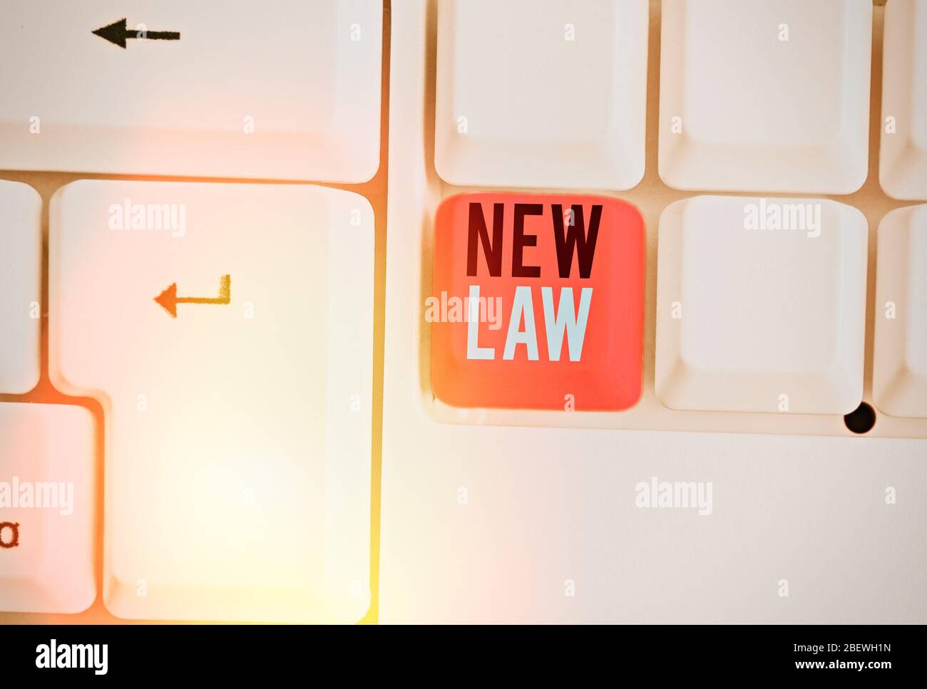 Word writing text New Law. Business photo showcasing system of rules ...