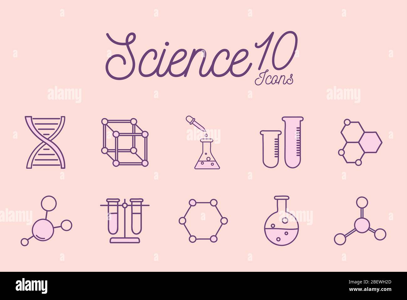 10 science laboratory line hi-res stock photography and images - Alamy