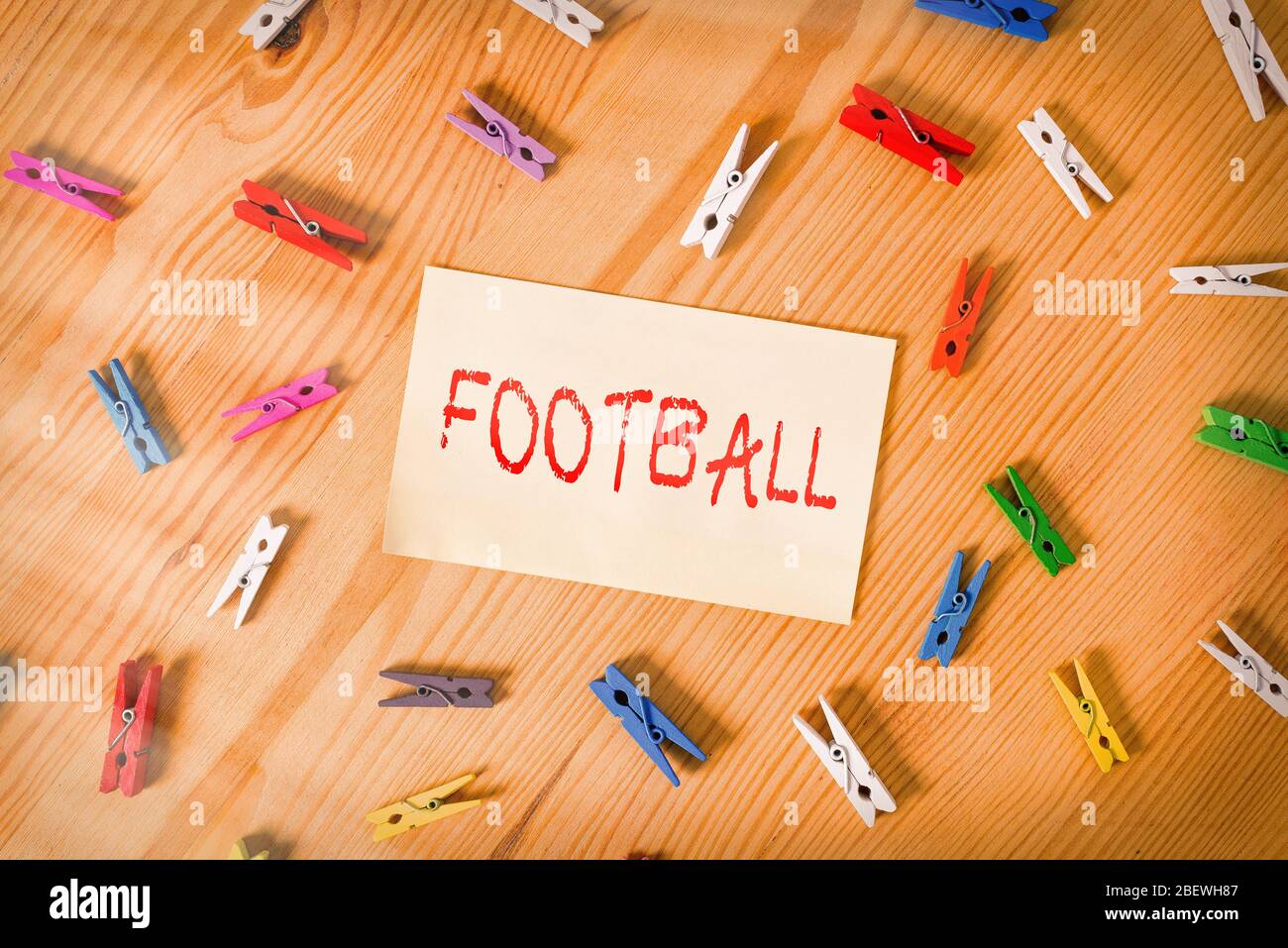 Handwriting text Football. Conceptual photo any of various forms of ...