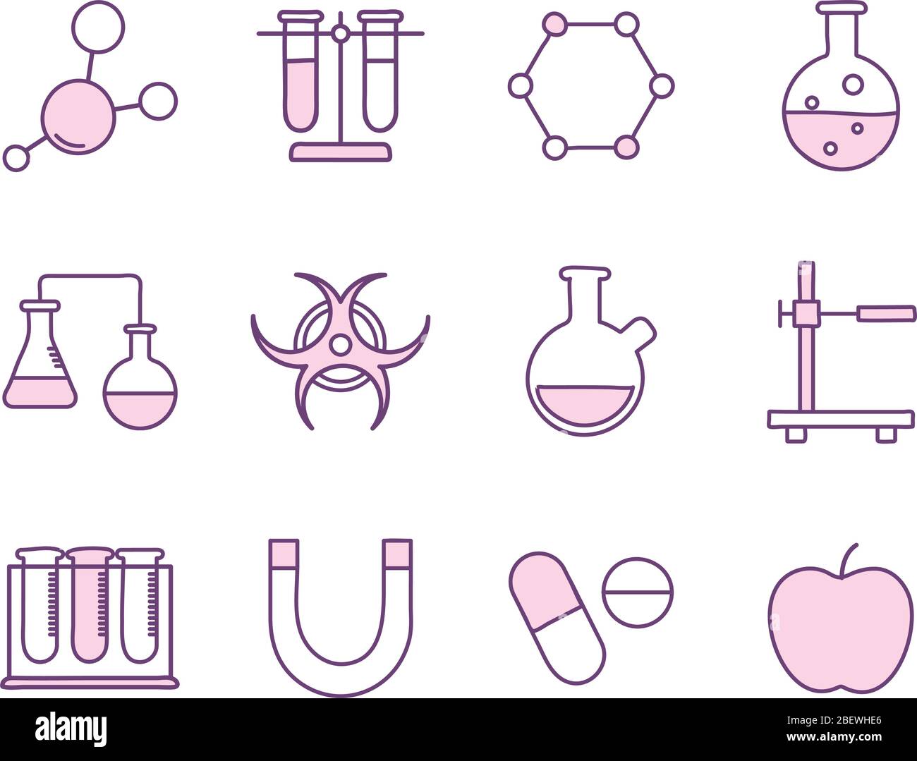 Science line style icon set vector design Stock Vector Image & Art - Alamy