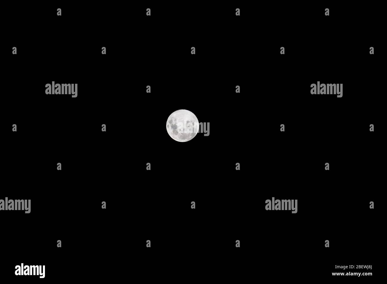 Full moon space milky way Stock Photo - Alamy