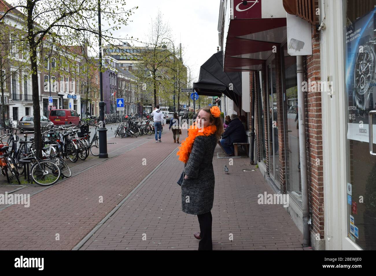 King's Day in the Netherlands, orange outfit Stock Photo - Alamy