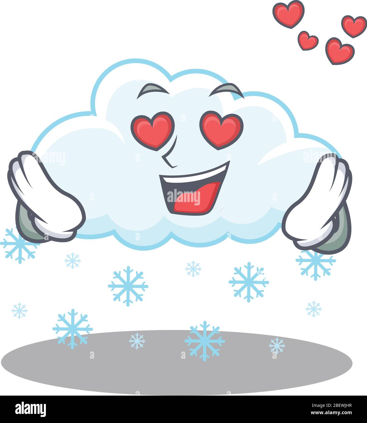 Cartoon face drawn in snow hi-res stock photography and images - Alamy