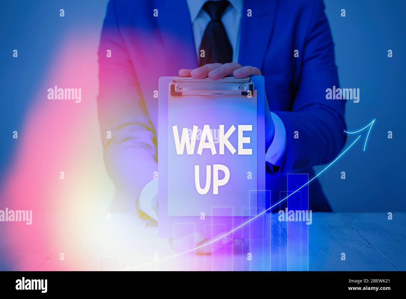 Handwriting text Wake Up. Conceptual photo an instance of a ...
